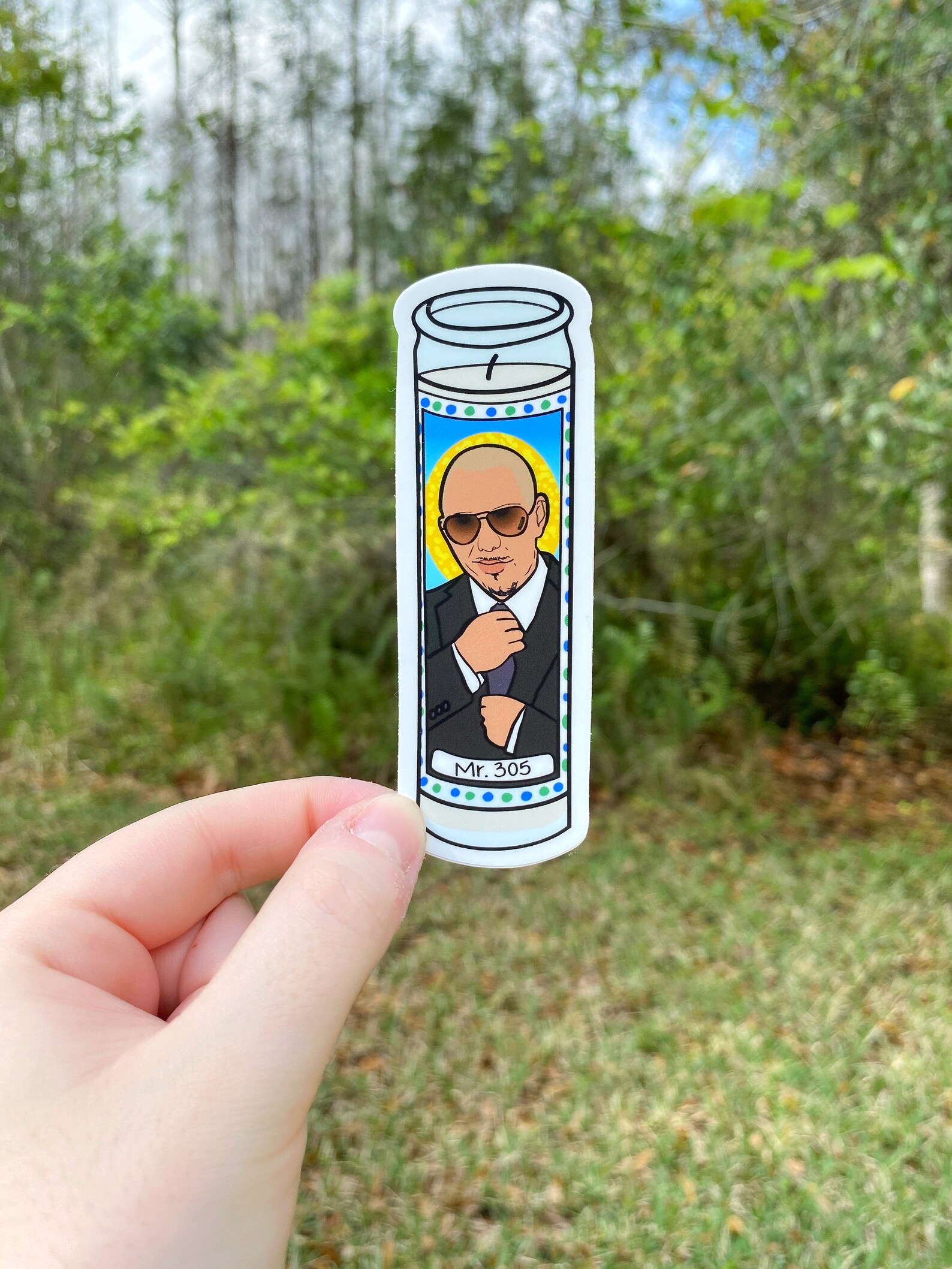 Pitbull Candle Sticker | 1.3x4 Inch Candle Decal | Waterproof Pitbull ...