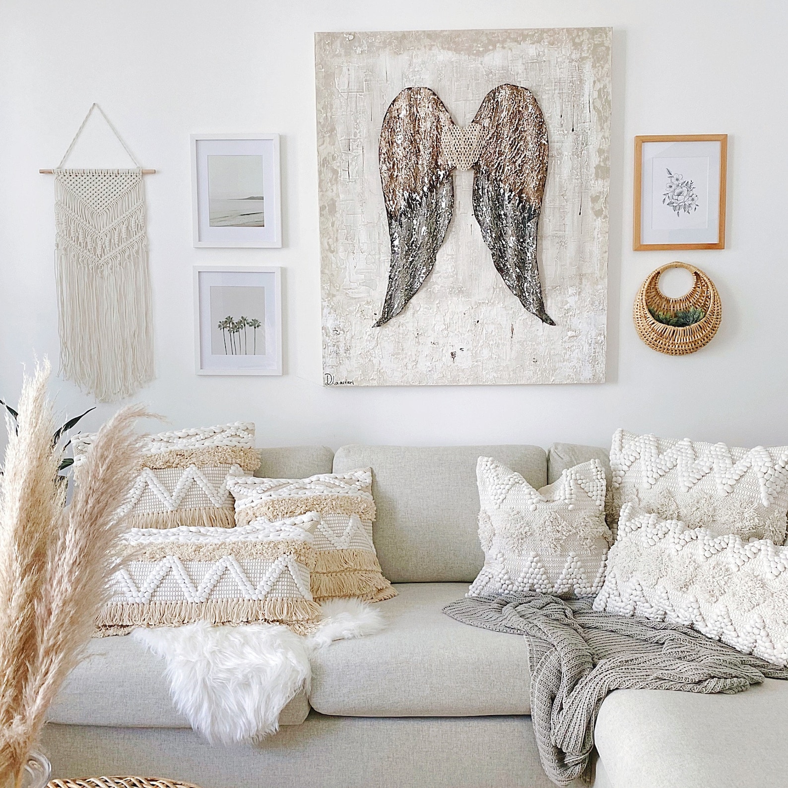 Handwoven Bohemian Pillow Boho Pillow Cover Fringe Bohemian - Etsy