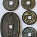Japanese Samurai/shogun Era Mon Coin Set From 1400 -1860. 5 Authentic ...