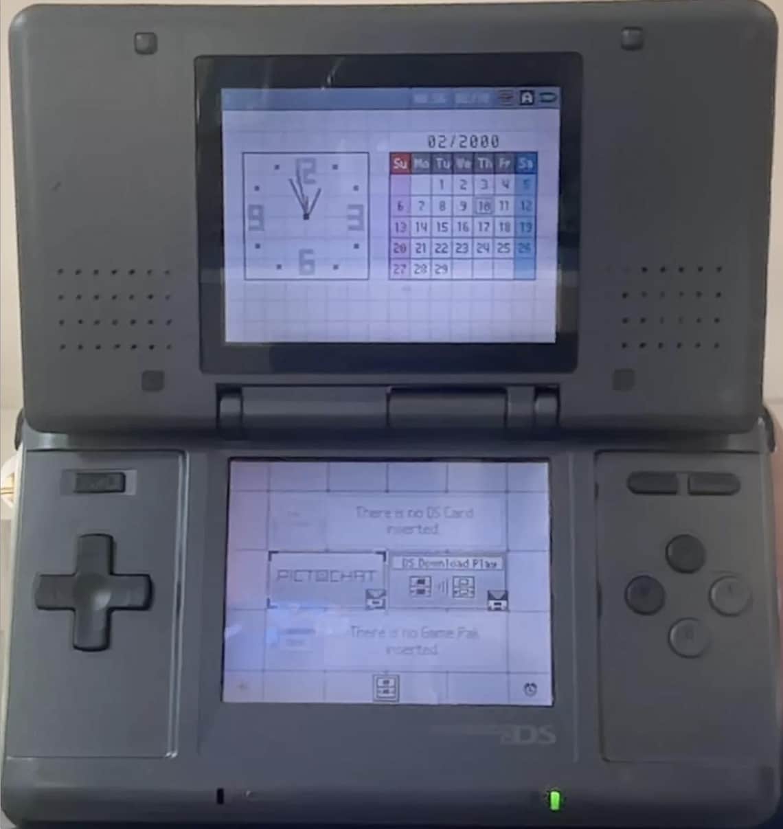 Nintendo DS FAT Graphite Black (original Model)works With Charger! - Etsy