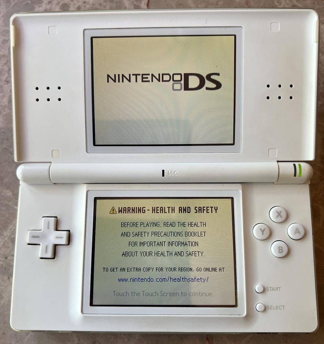 Authentic Original Nintendo DS Lite With Charger. Tested for Function ...