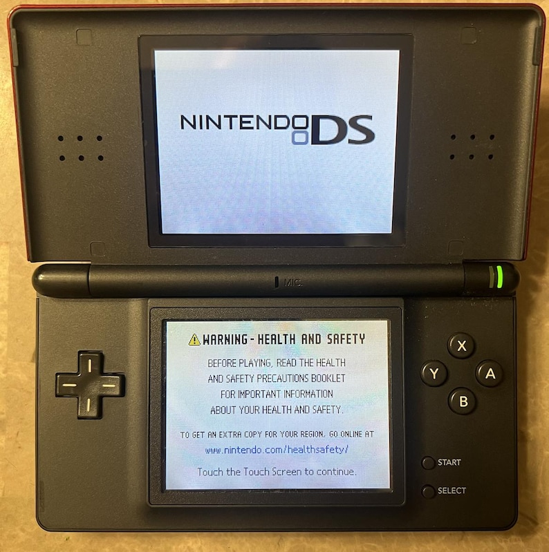 Authentic Original Nintendo DS Lite With Charger. Tested for Function ...