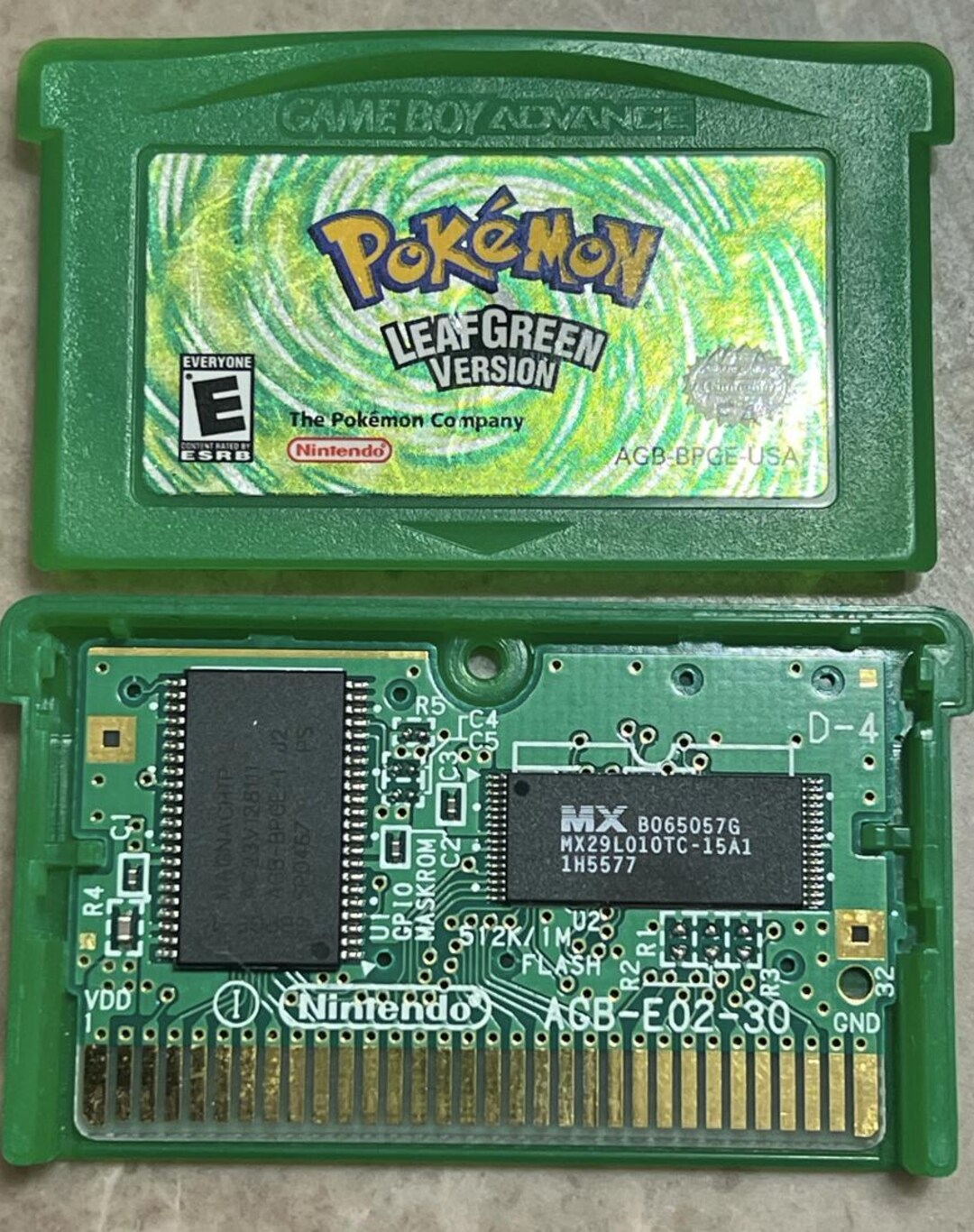 Pokemon Leaf Green Authentic Vintage Nintendo Product. for Gameboy ...
