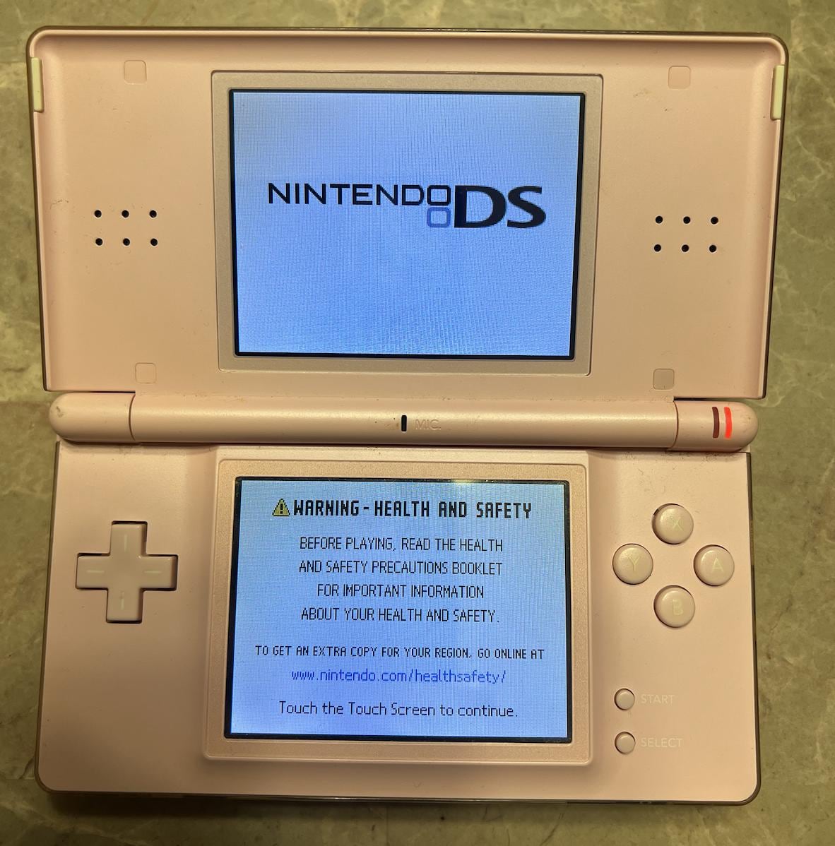 Authentic Original Nintendo DS Lite With Charger. Tested for Function ...