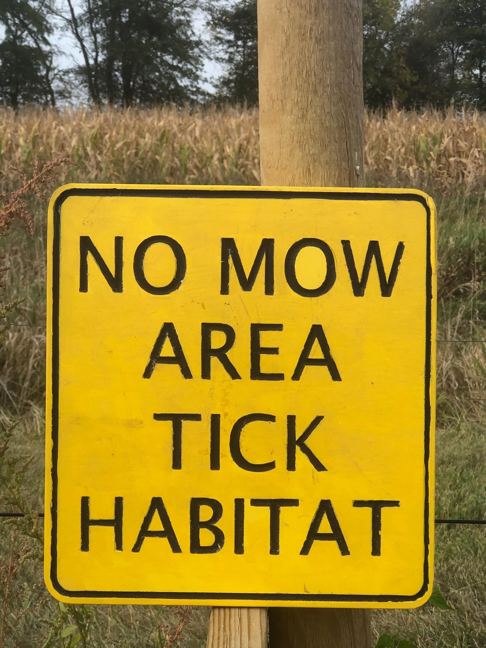 Funny Sign Tick Habitat | Humor | Signs | Indoor | Outdoor | Custom - Etsy