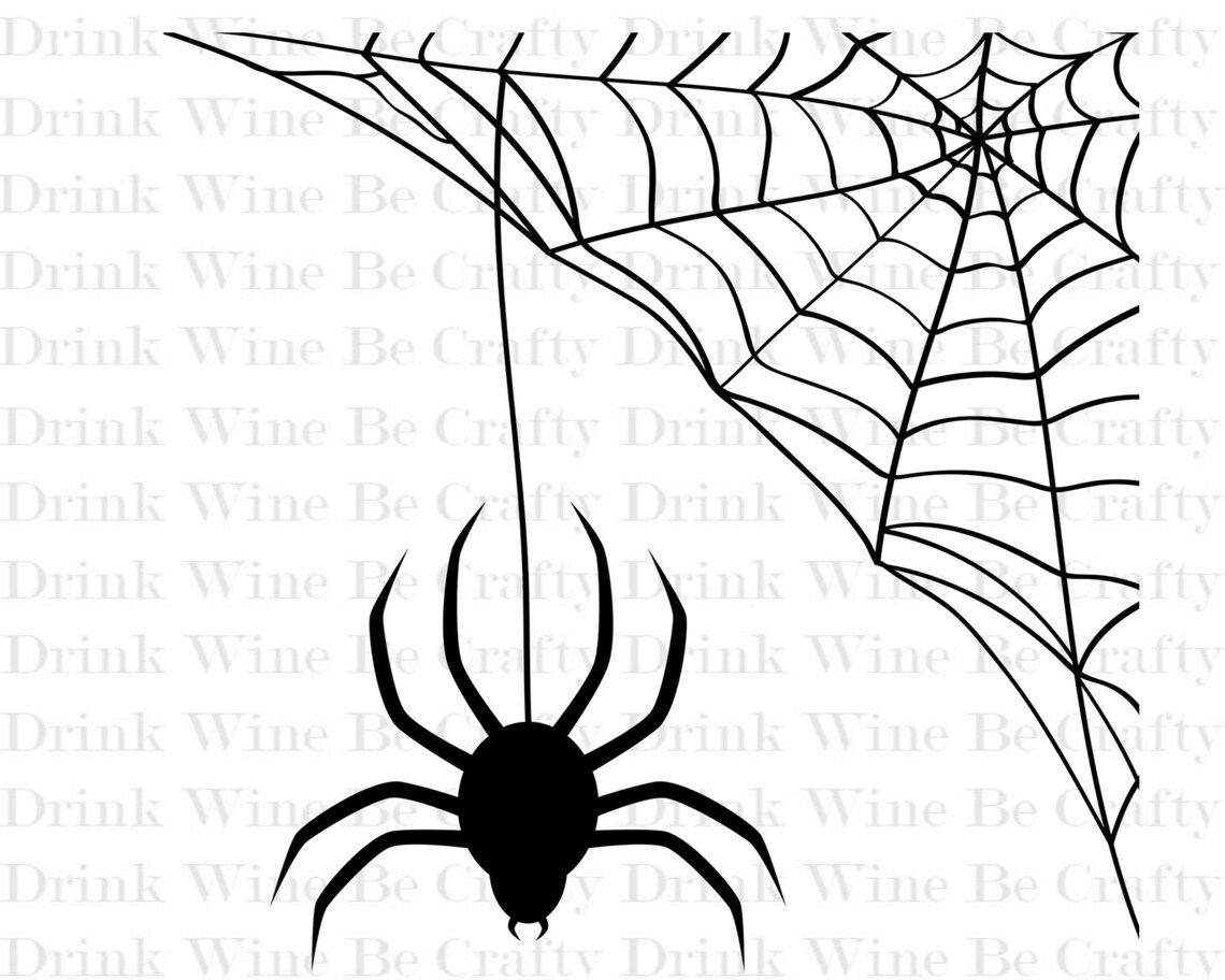 Spider Web Vinyl Decal, Halloween Vinyl Decal, Spooky Vinyl Decal ...