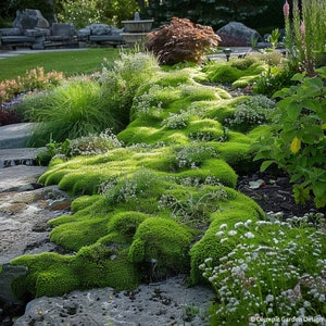 Custom Moss Garden Design - Detailed Plant List & Support - Designed ...