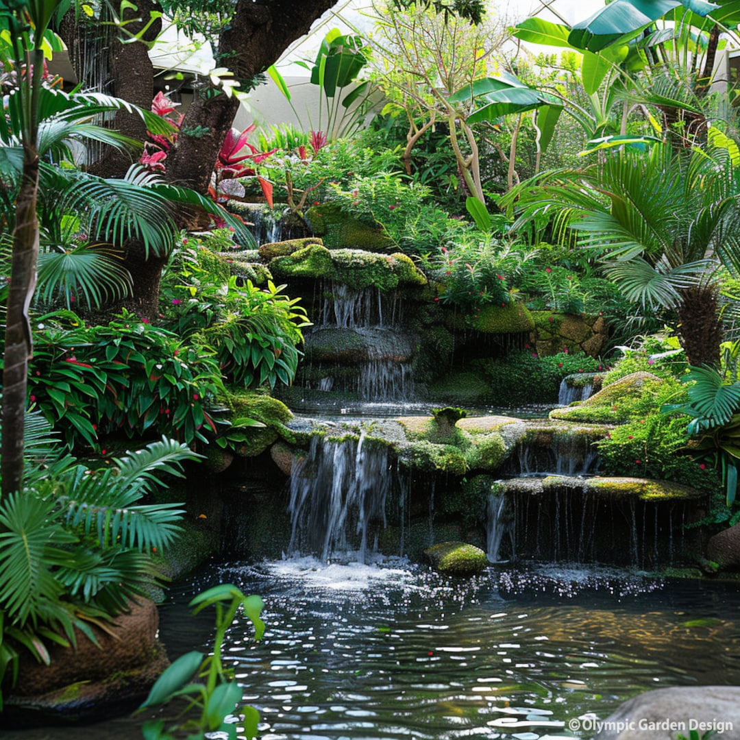 Custom Tropical Garden Design - Detailed Plant List & Support ...