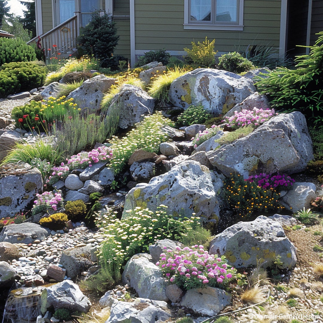 Custom Alpine Garden Design - Detailed Plant List & Support - Designed ...