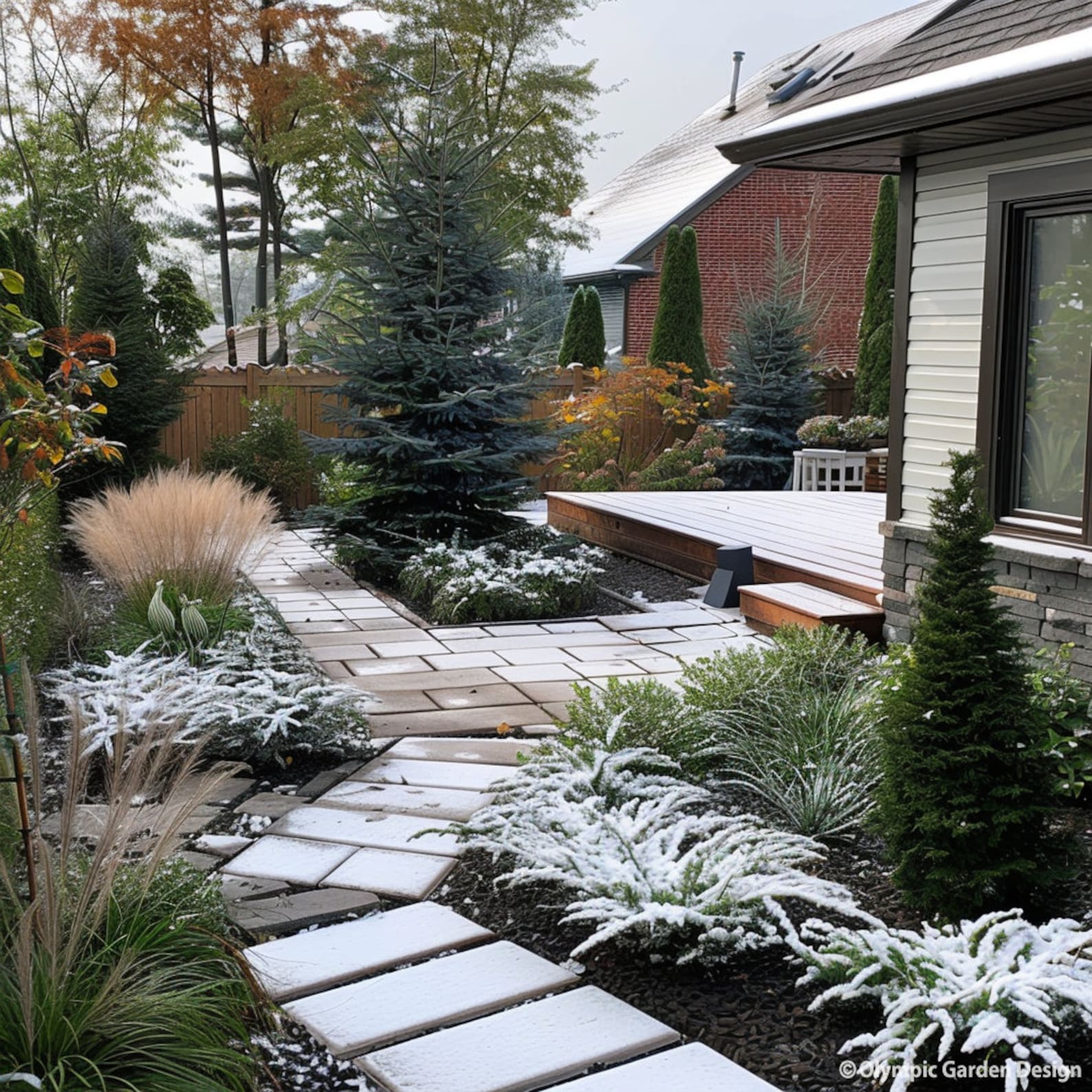 Custom Cold Climate Garden Design - Detailed Plant List & Support ...