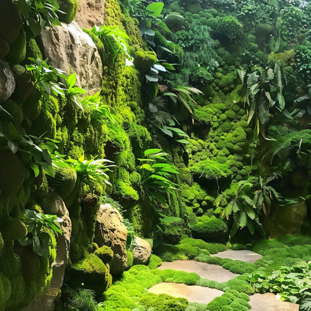 Custom Moss Garden Design Detailed Plant List & Support Designed for ...