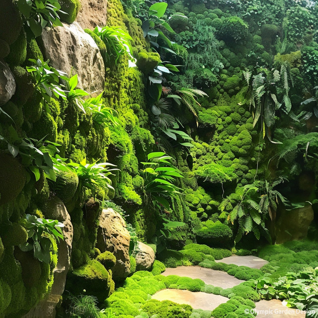 Custom Moss Garden Design - Detailed Plant List & Support - Designed ...