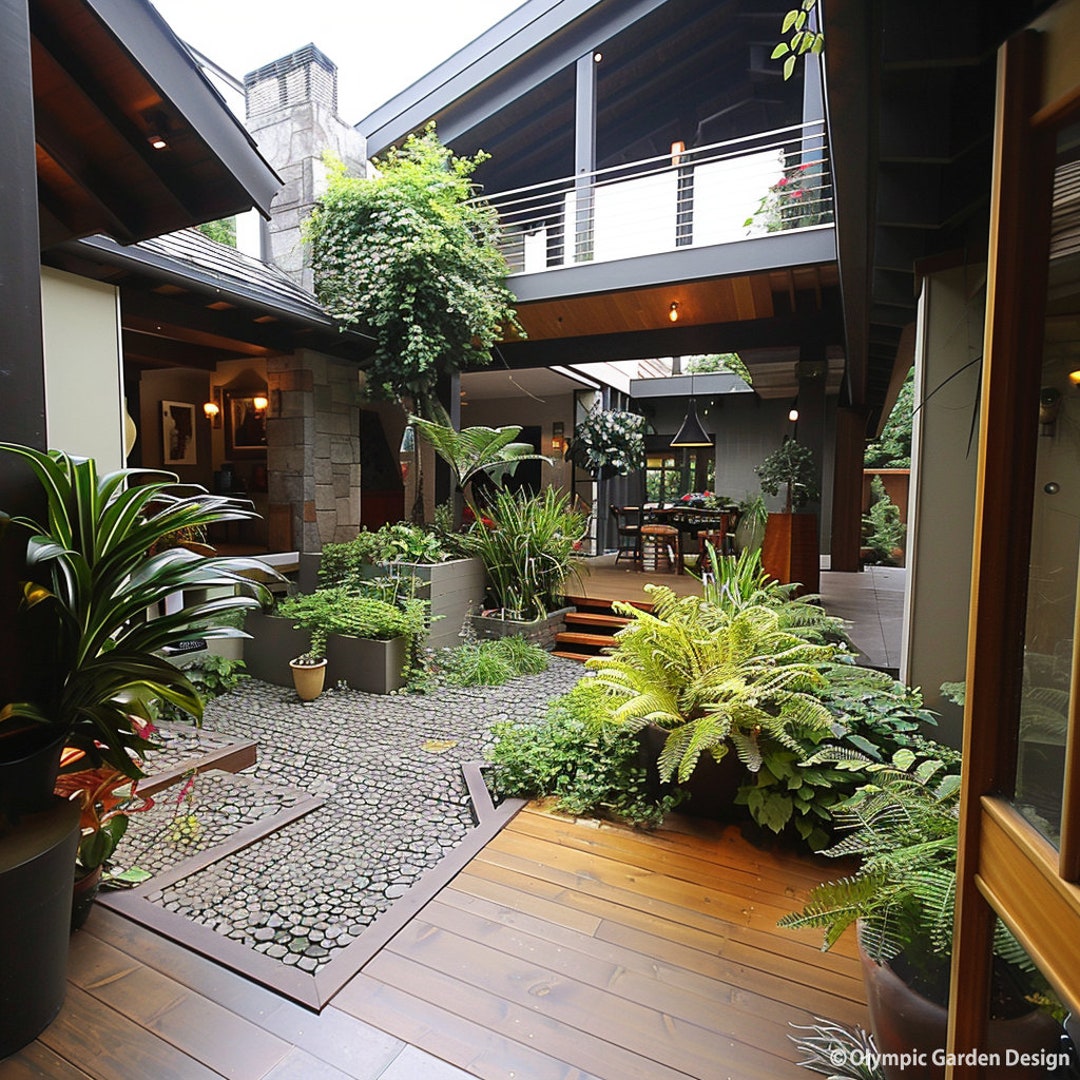 Custom Urban Living Garden Design - Detailed Plant List & Support ...