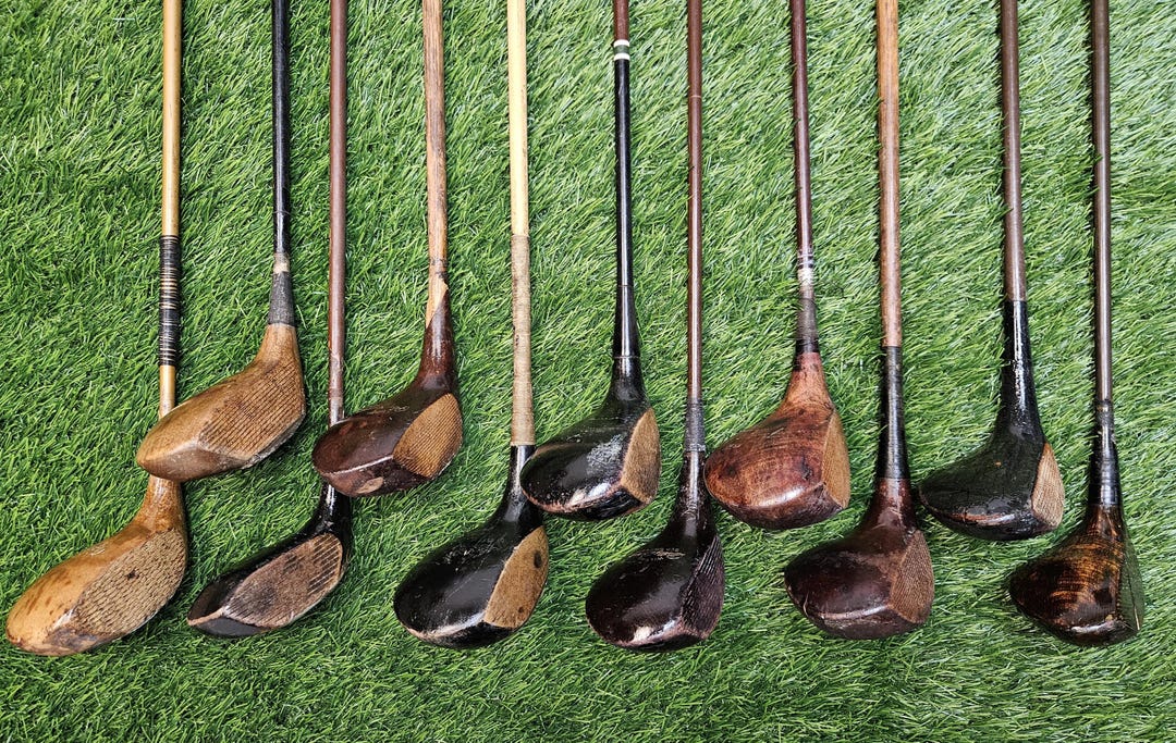 Vintage Golf Wood Drivers - Ideal for Golf Themed Room Decor - Etsy