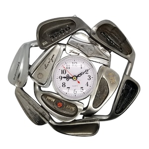 Golf Club Clock - Made From Recycled Golf Irons BEST SELLER! - Etsy