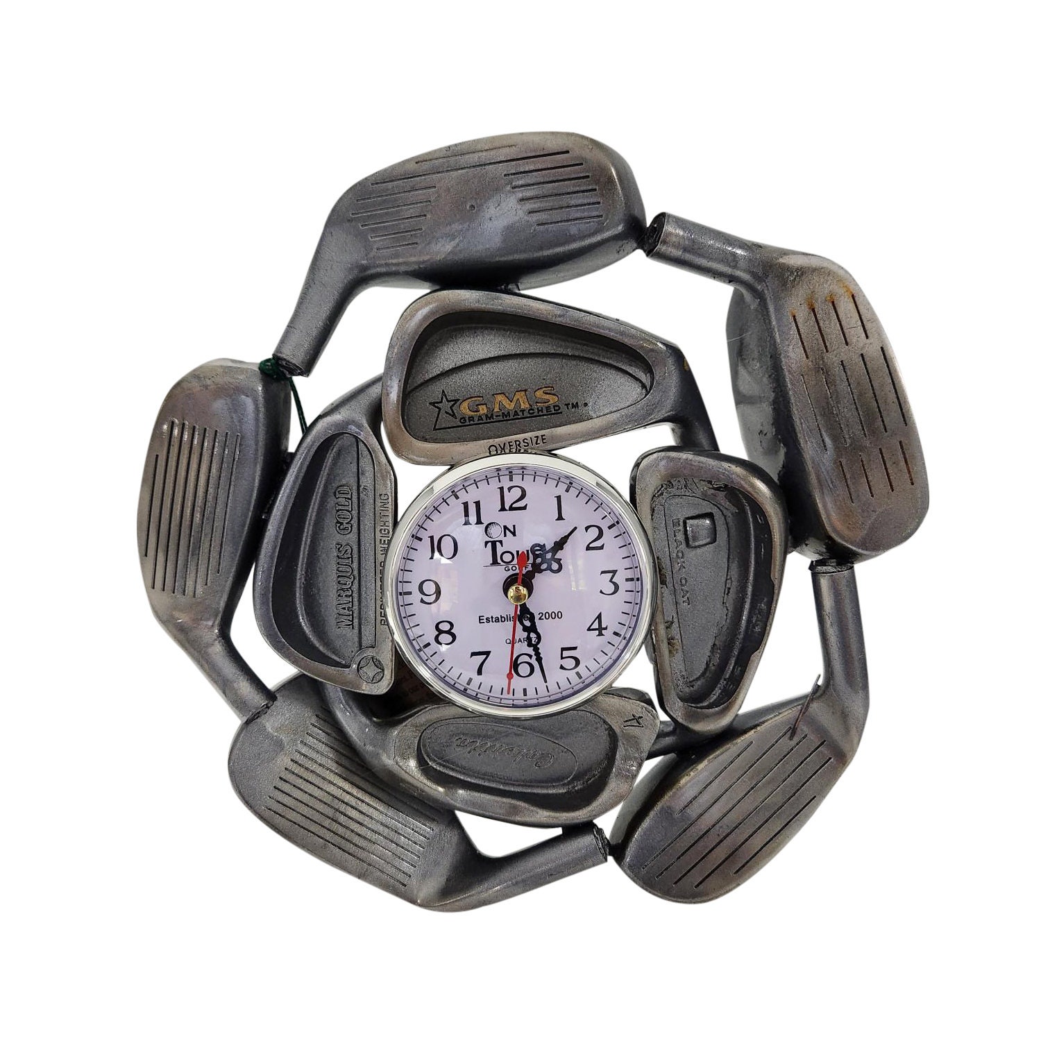Golf Club Clock Metal Drivers and Irons - Etsy