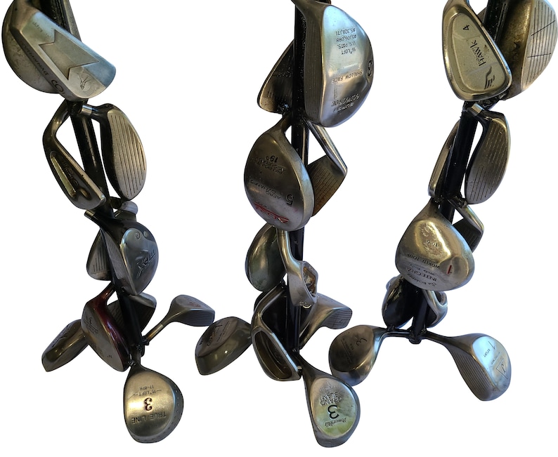 Golf Club Table Lamp Lamp Made From Recycled Vintage Golf Clubs Welded ...