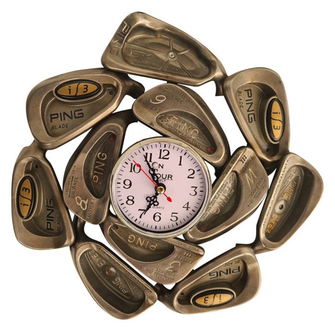 Limited Availability Ping Clock - Made From All Ping Vintage Golf Irons ...