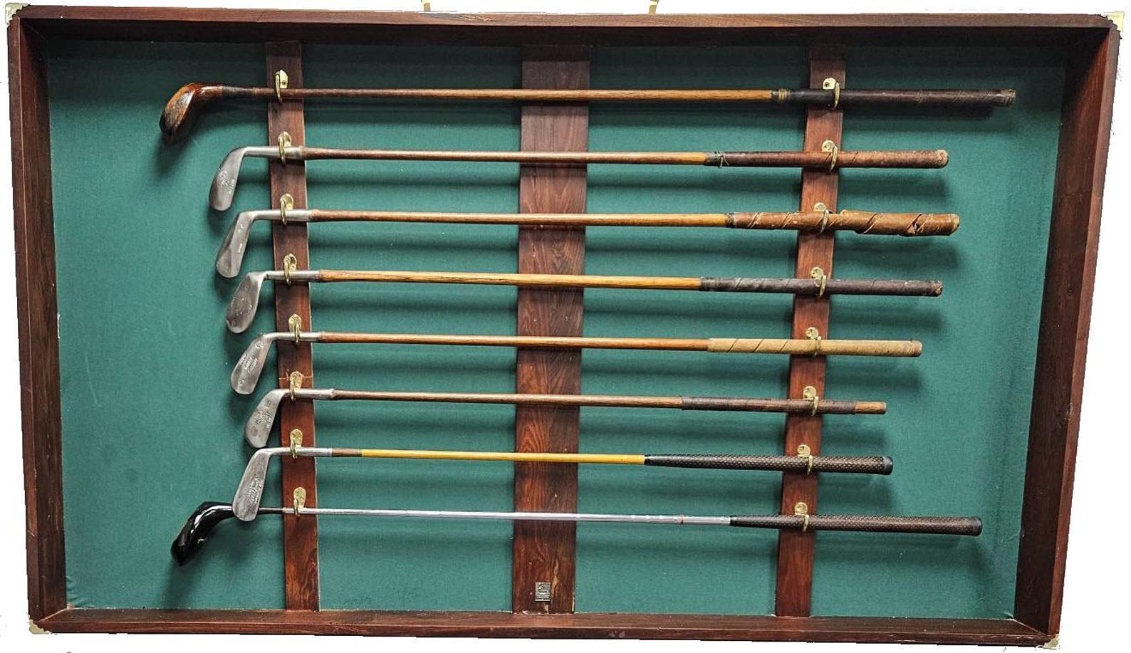 Custom Wall Art Golf Frame With Vintage Clubs - Etsy