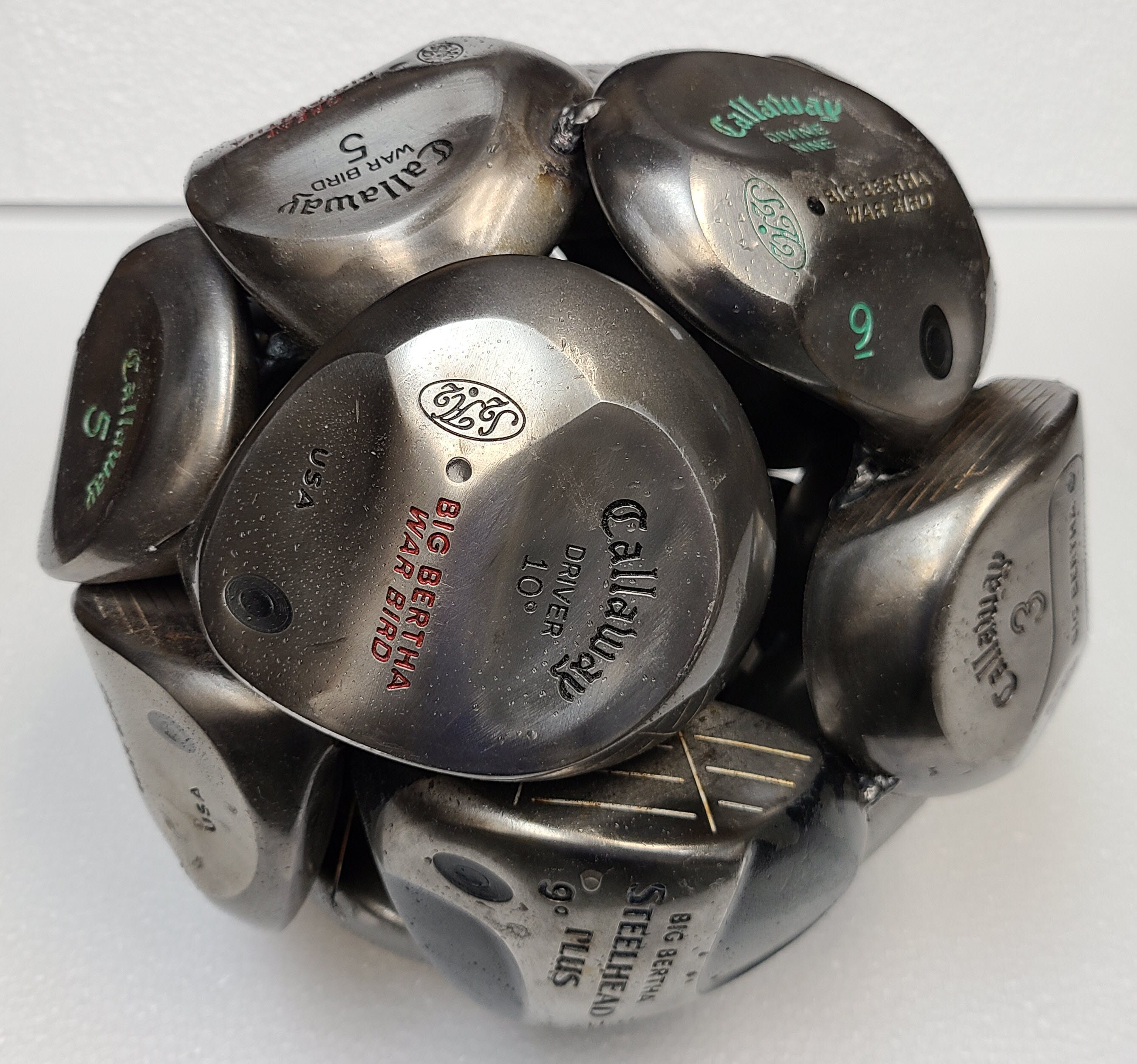 Callaway Metal Driver Sphere Art Unique Golf Gift Each One is Unique - Etsy