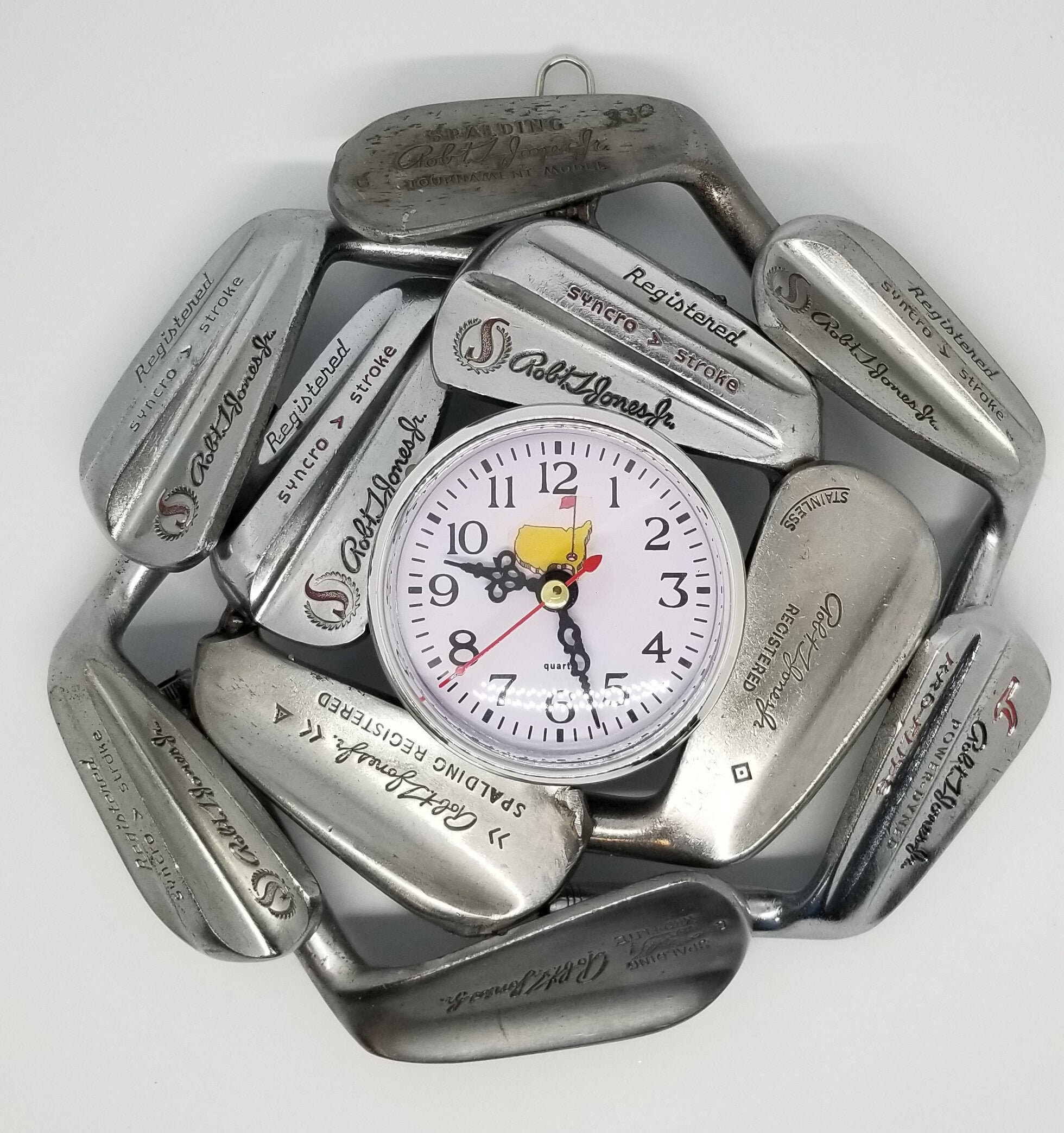 Exclusive Vintage Golf Club Clock - Made From All Bobby Jones Irons - Etsy