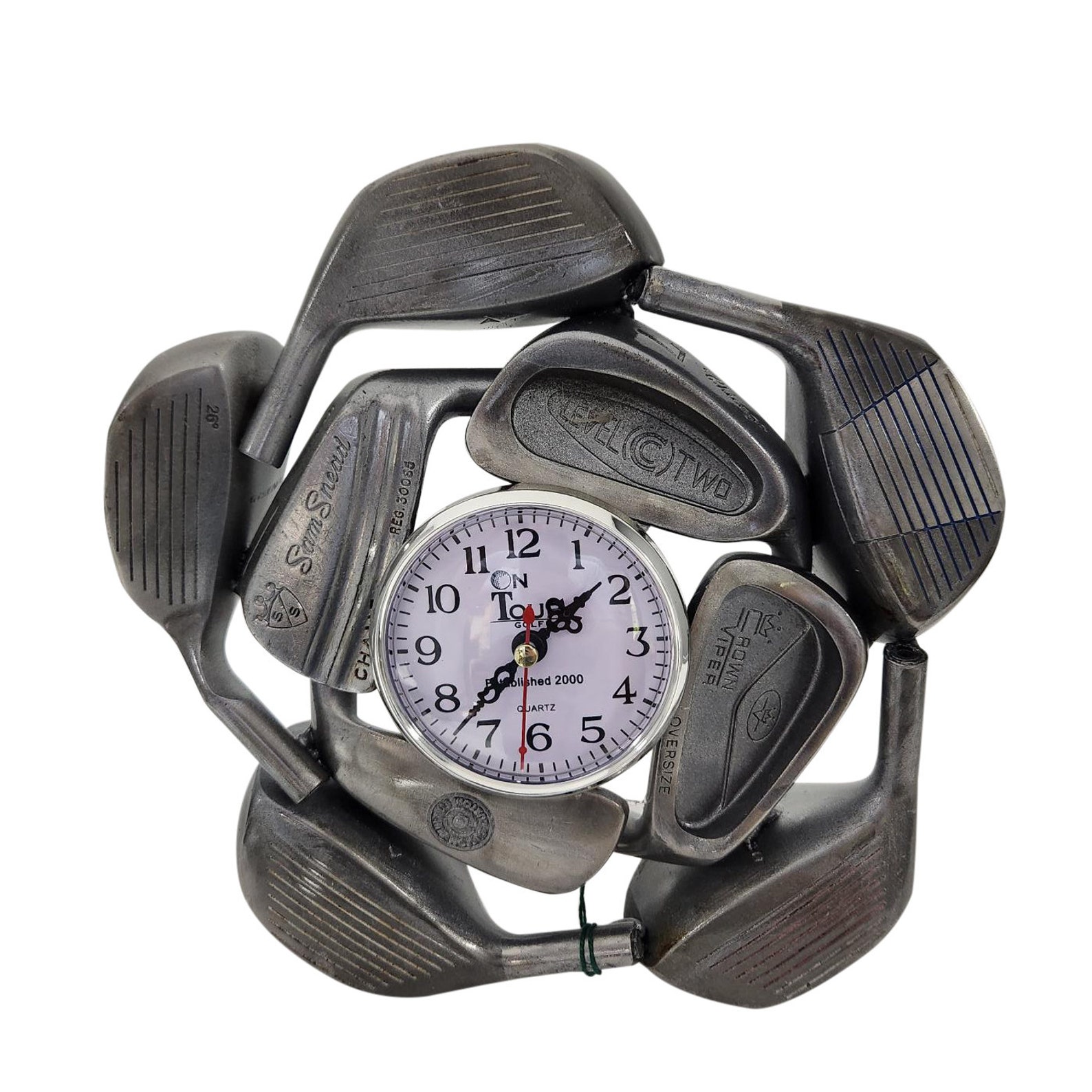 Golf Club Clock - Metal Drivers and Irons - Etsy