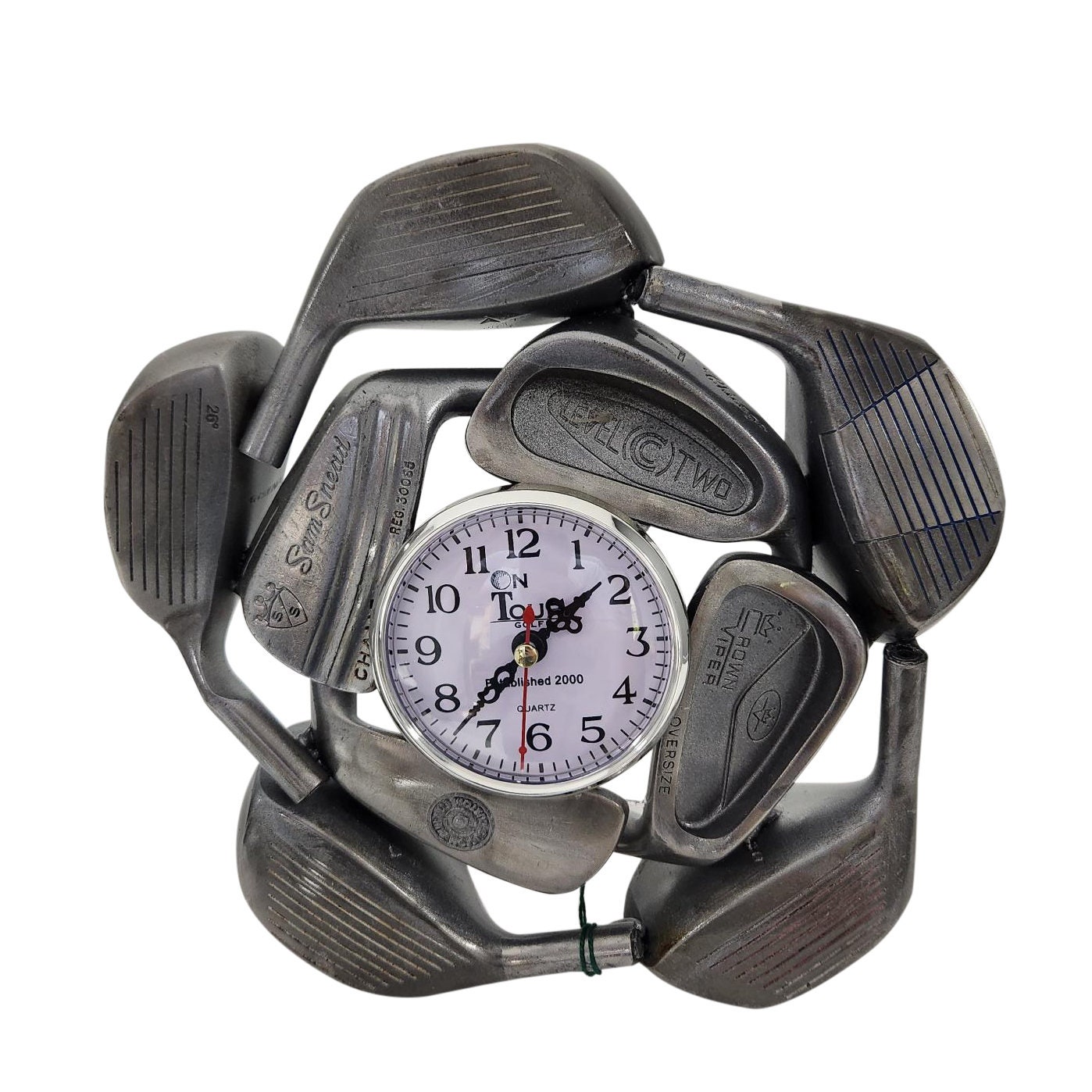 Golf Club Clock - Metal Drivers and Irons - Etsy