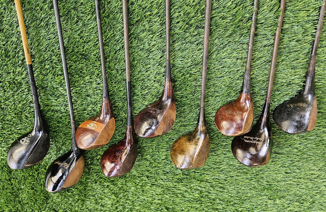 Vintage Golf Wood Drivers - Ideal for Golf Themed Room Decor - Etsy