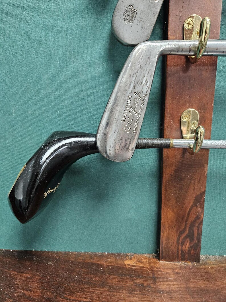 Custom Wall Art Golf Frame With Vintage Clubs - Etsy