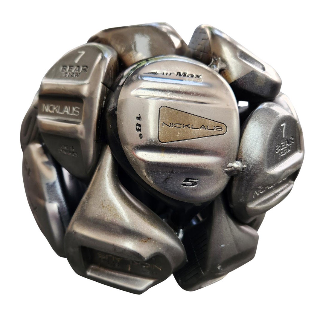 Jack Nicklaus Metal Driver Sphere Art - Unique Golf Gift - Each One is ...