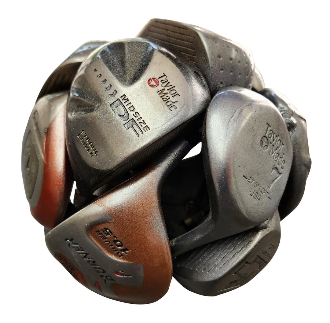 Taylor Made Metal Driver Sphere Art - Unique Golf Gift - Each One is ...