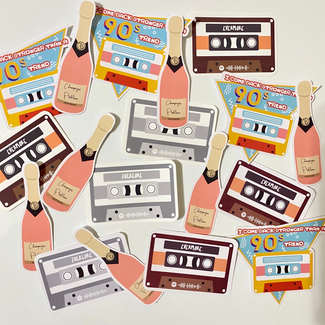 Taylor Swift Inspired Sticker Bundle, Evermore Stickers, Folklore ...