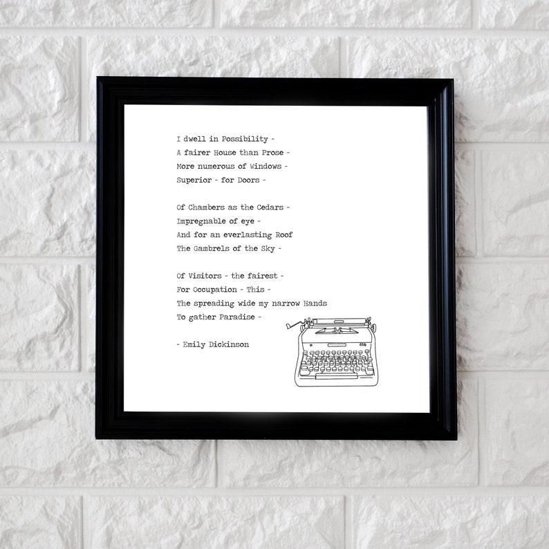 Custom Poem Print, Custom Poem Sign, Wall Art Prints, Unique Gift, Poem ...
