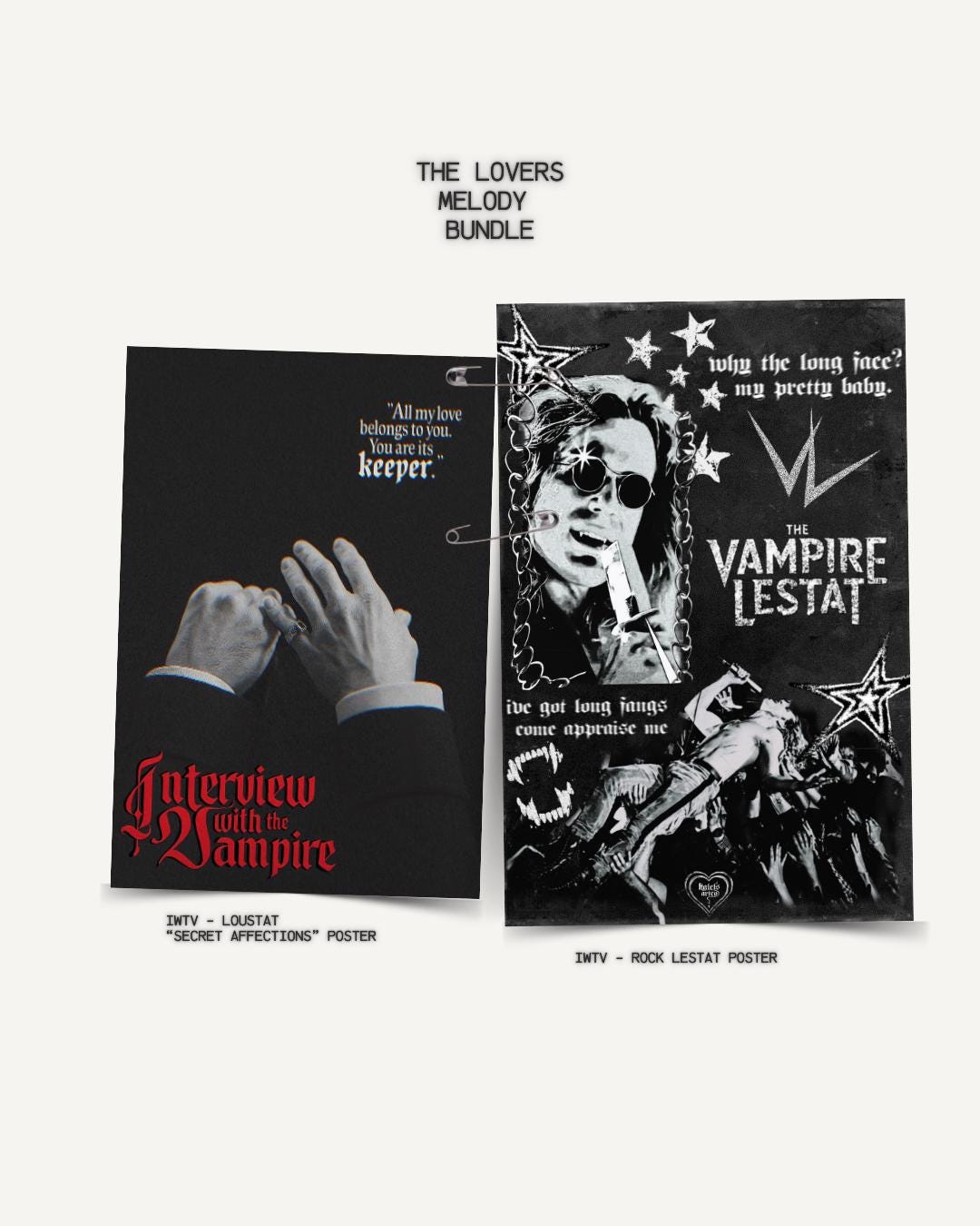 The IWTV Poster Bundles! - Amc’s Interview With the Vampire - Etsy