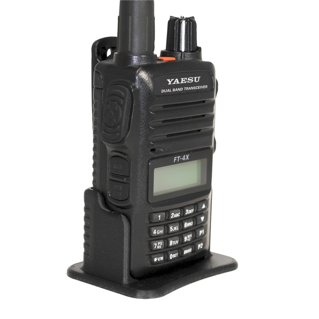 Yaesu ft‑4xr Radio Desk Stand – Upright Holder for Handheld Transceiver ...
