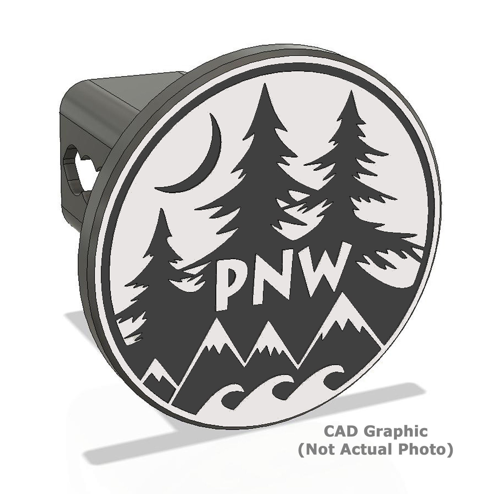 Pacific Northwest PNW Pride Trailer Hitch Cover fits 2 - Etsy