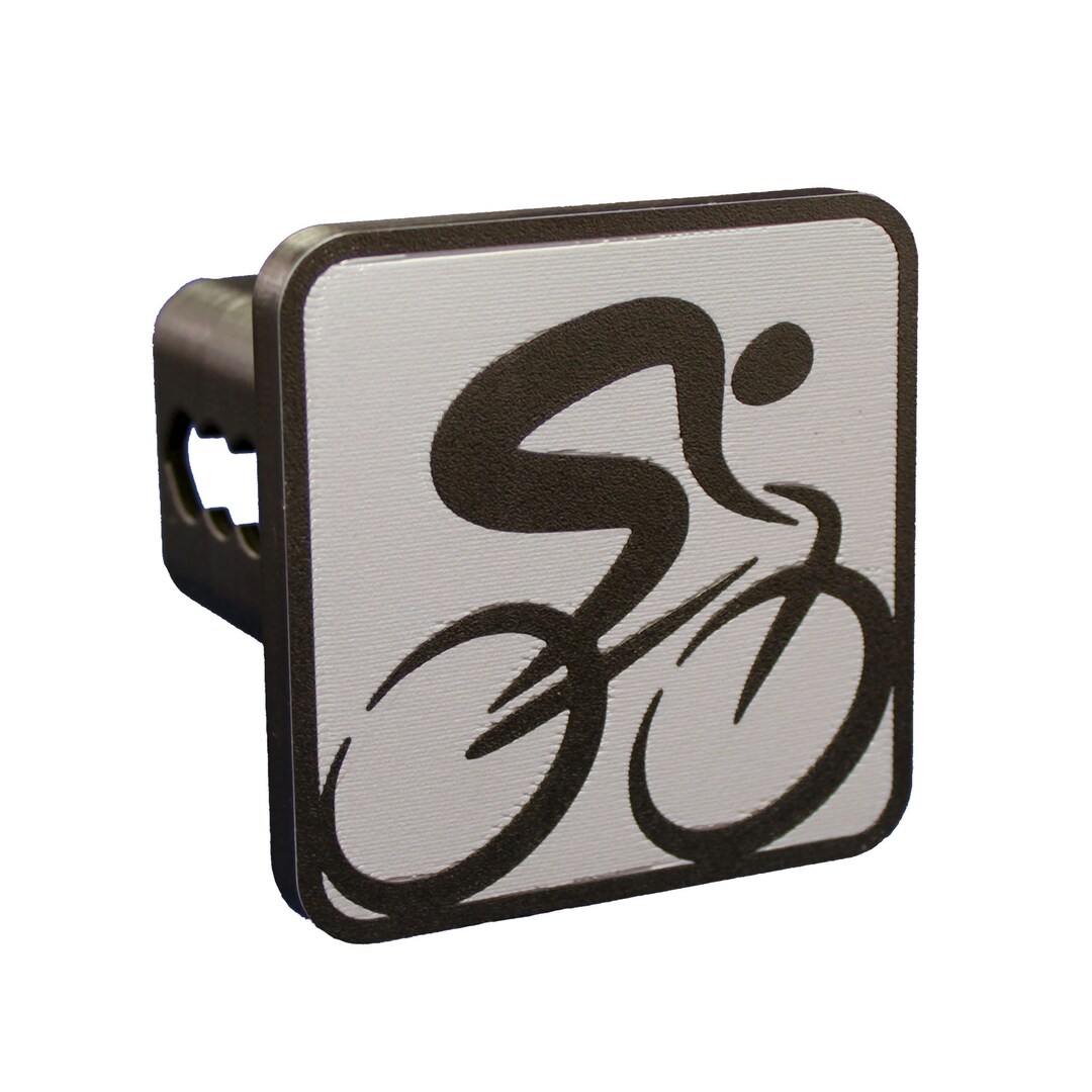 Road Bike Racing Trailer Hitch Cover (fits 2" or 1.25" Receivers ...