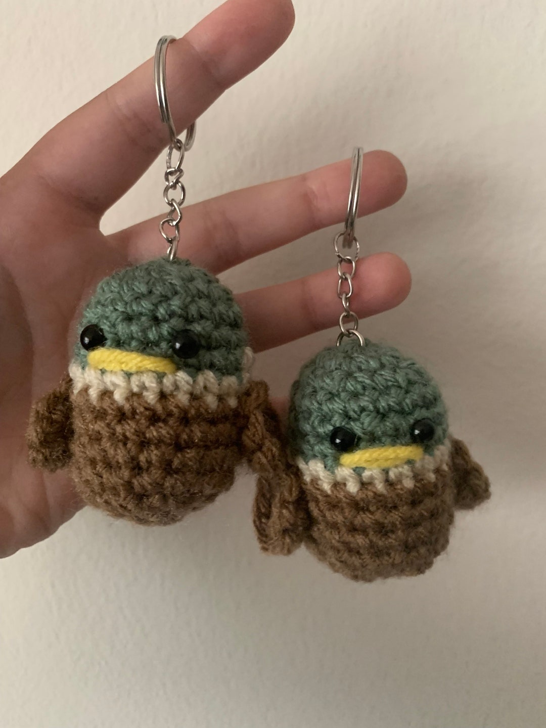 Duck Keychain - Etsy