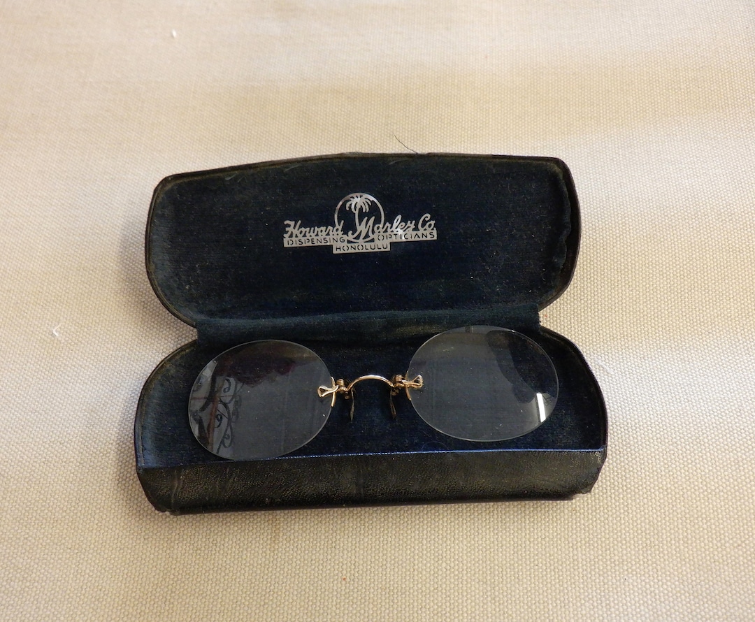 Antique Spring Nose Clip Glasses - Etsy