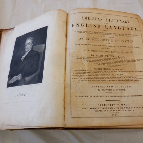 Antique Dictionary - Etsy