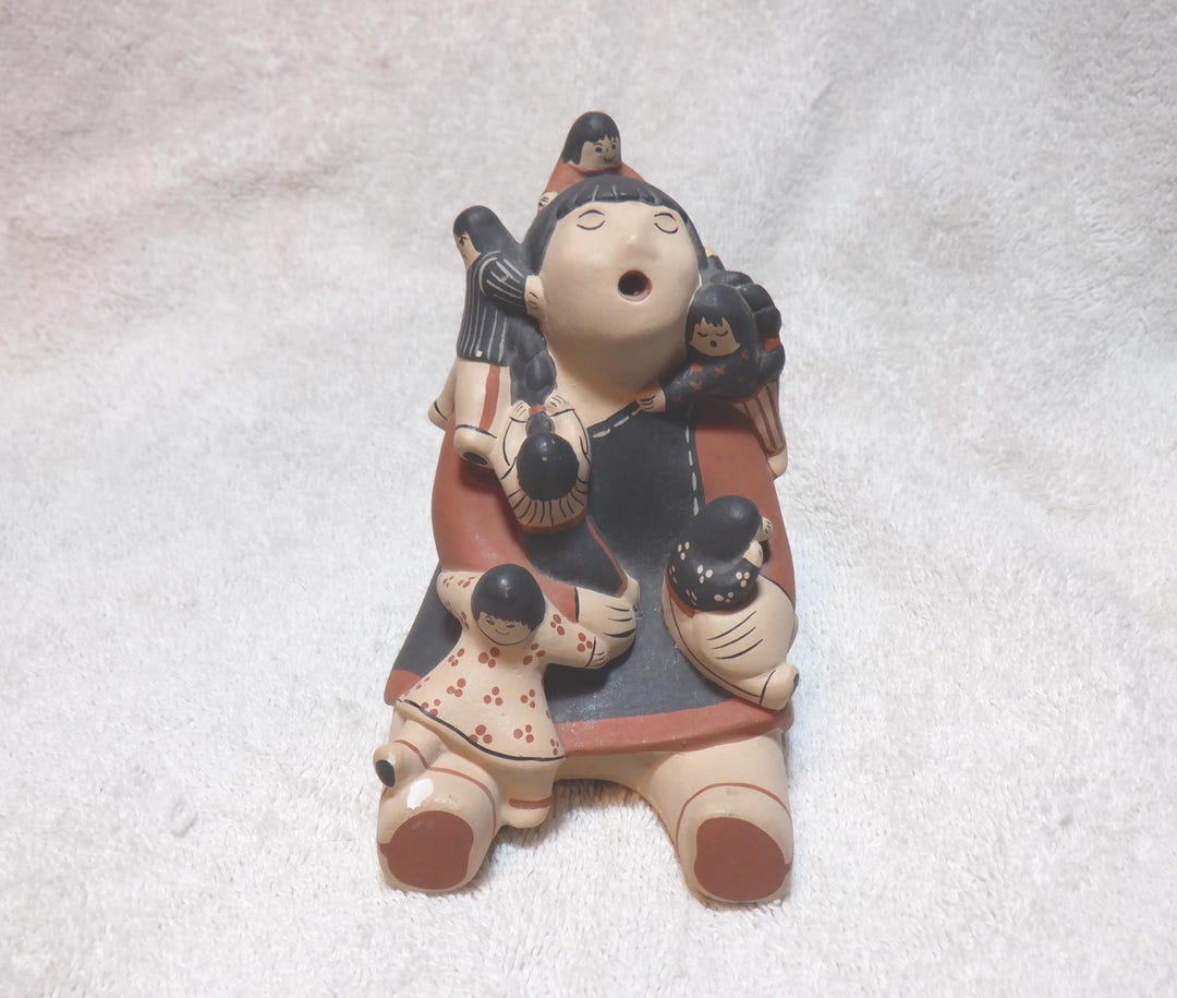 Hopi Native American Storyteller Clay Figurine - Etsy