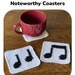 Crochet Pattern: Noteworthy Coasters, PDF - Etsy