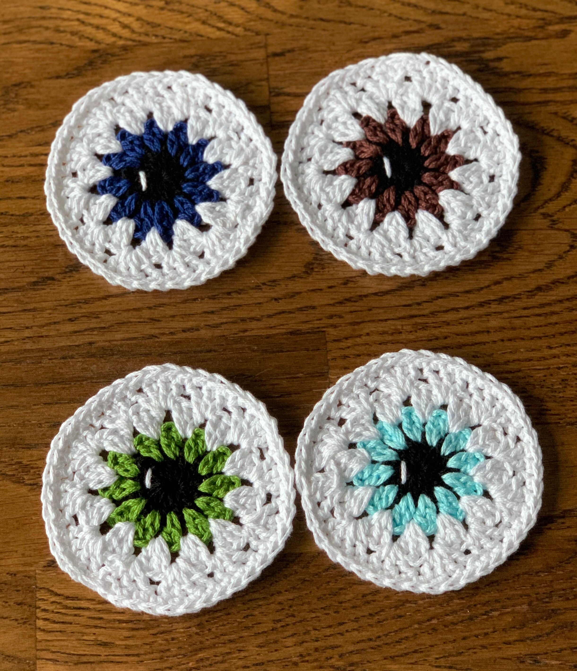 Crochet Pattern: Granny Circle Eye Coasters, PDF - Etsy