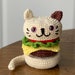 Crochet Pattern: Purrger, the Cat Burger, PDF - Etsy