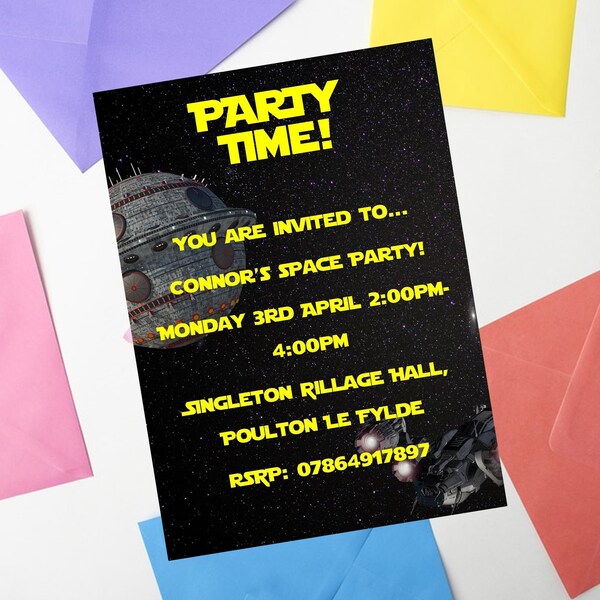 Comic Con Invitation - Etsy