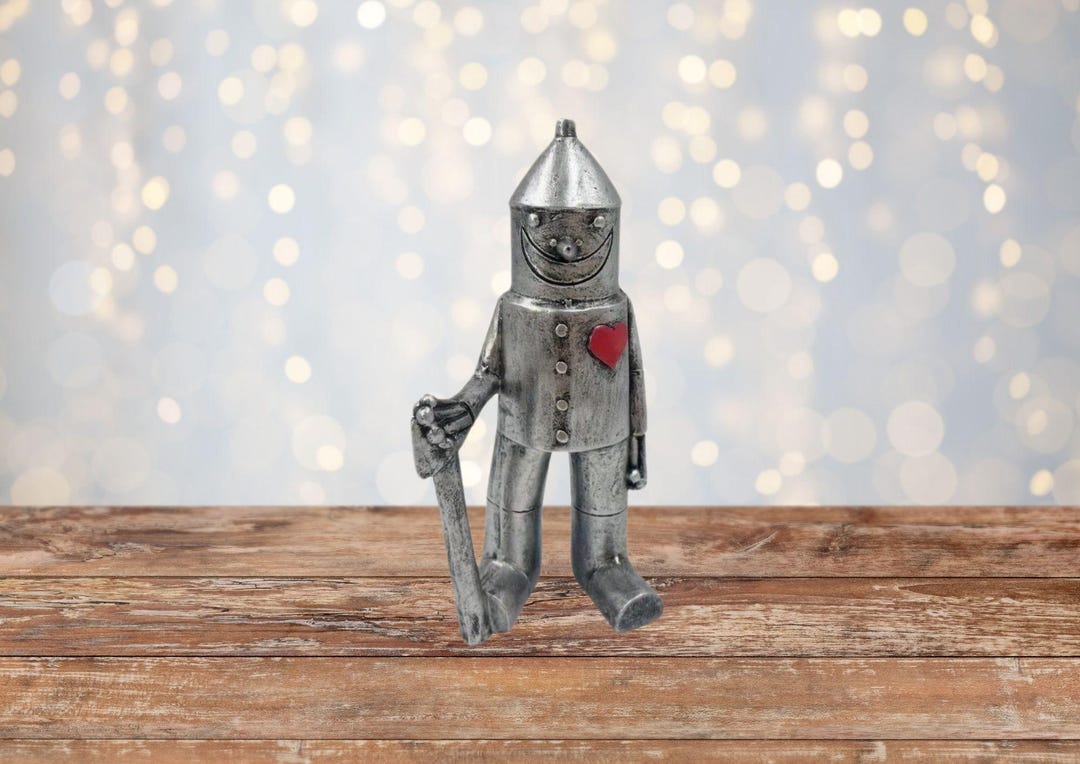 Wizard of Oz Tin Man Resin Figurine – Cartoon Garden Statue - Etsy