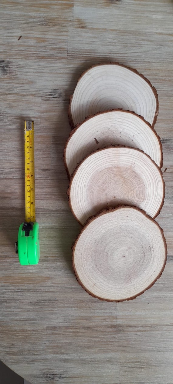 4 X Wedding Log Slices 19cm Perfect for Centrepieces Flowers - Etsy