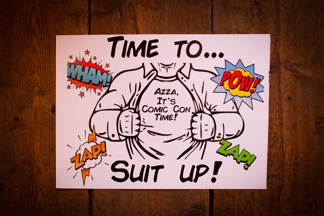 Comic Con Autograph and Photo Album Memory Book! Personalised ...