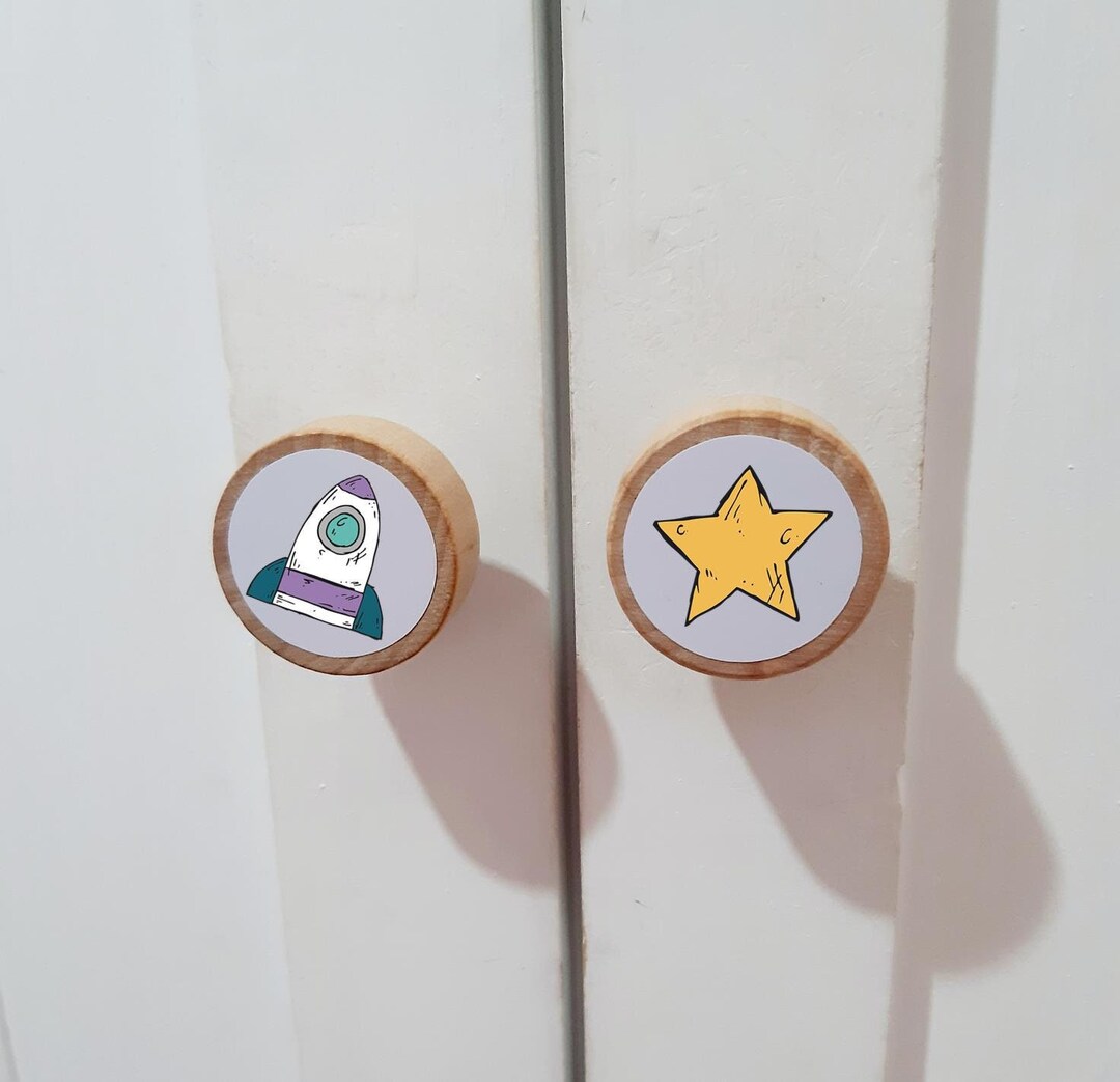 Space Wardrobe Handles Drawer Handles Knobs Perfect for Upcycling ...