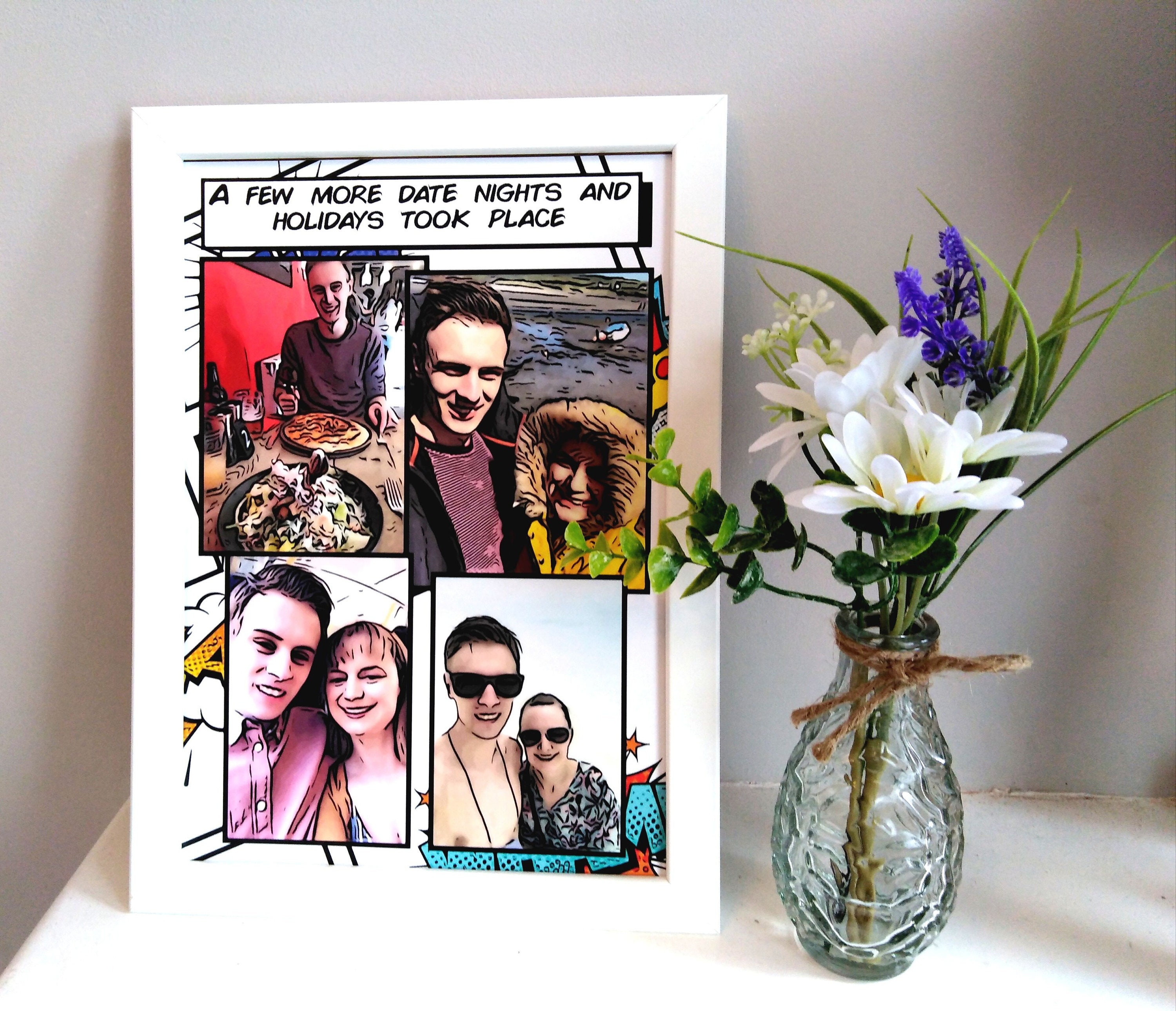 Comic Book Strip Framed Gift PersonalIsed Personalized Custom | Etsy